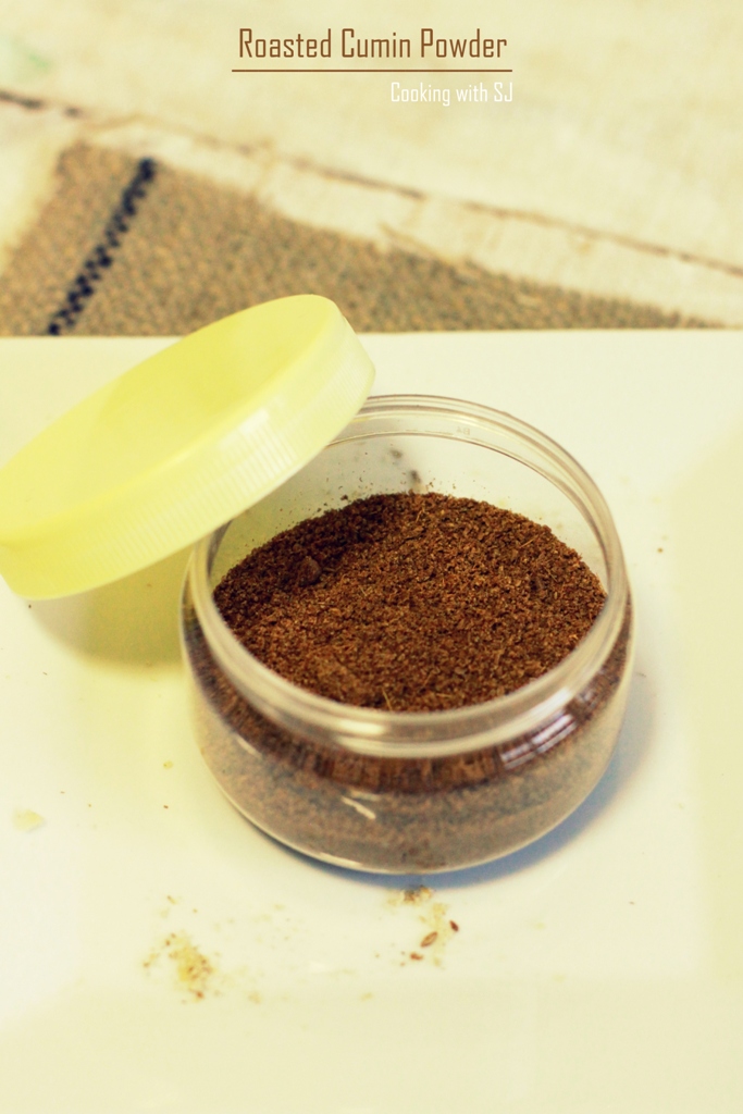 Roasted Cumin Powder | Cooking with SJ